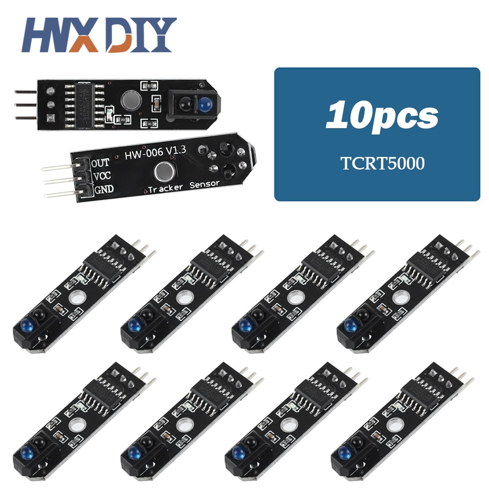 10PCS IR Infrared Line Reflection Track Follower Sensor TCRT5000 ... 10PCS IR Infrared Line Reflection Track Follower Sensor TCRT5000 ...