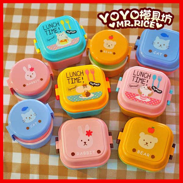 lunch box for kids Japanese style children's bento box, cartoon animal ...