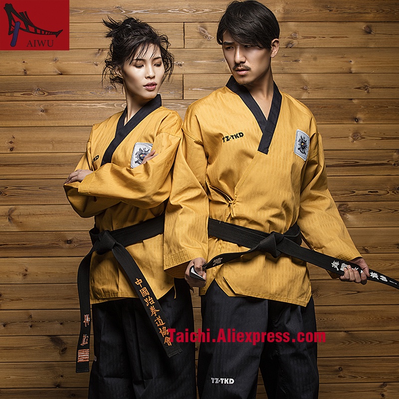 ♗Martial Arts TKD Tae Kwon Do Korea V-neck Adult Taekwondo Master ...