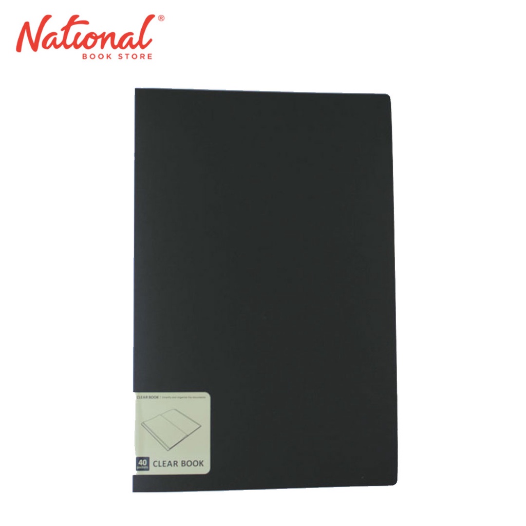 Aquadrops Clearbook Fixed N5001FC Black Long 40sheets - School & Office ...