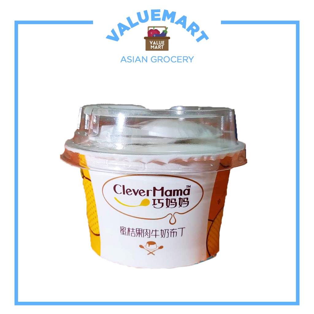 Clever Mama Milky Pudding Snack (Egg Pudding, Yogurt, Milk, Peach ...