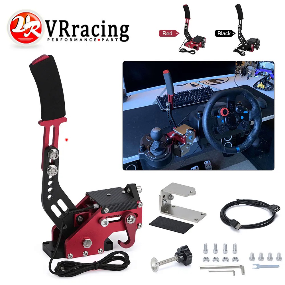 14Bit PC USB Handbrake for SIM Auto Racing Games G25/G27/G29 T500 Steel ...