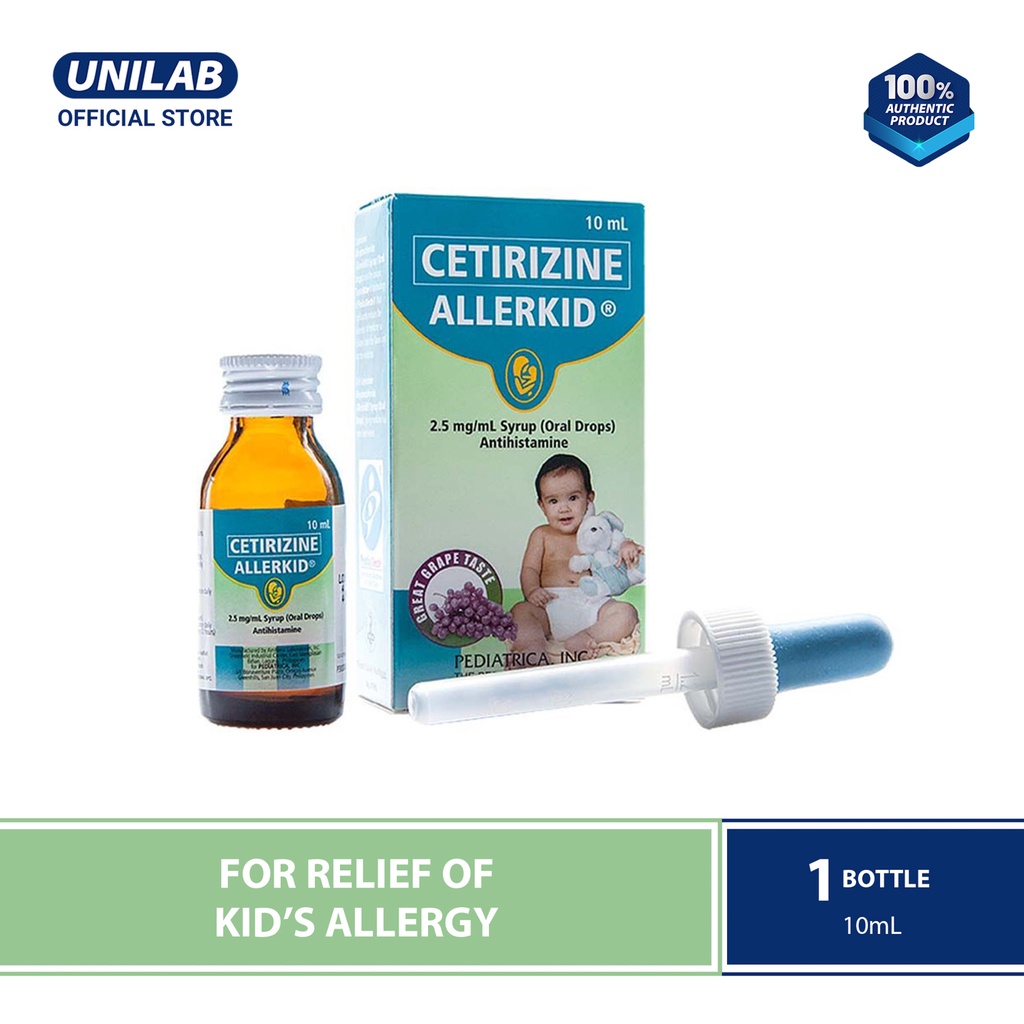 Allerkid 10mL Drops For Relief Of Kid's Allergy | Shopee Philippines