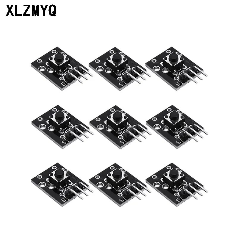 Ky 004 Tact Switch 3 Pin Push Button Switch Sensor Module 6x6x5mm Touch