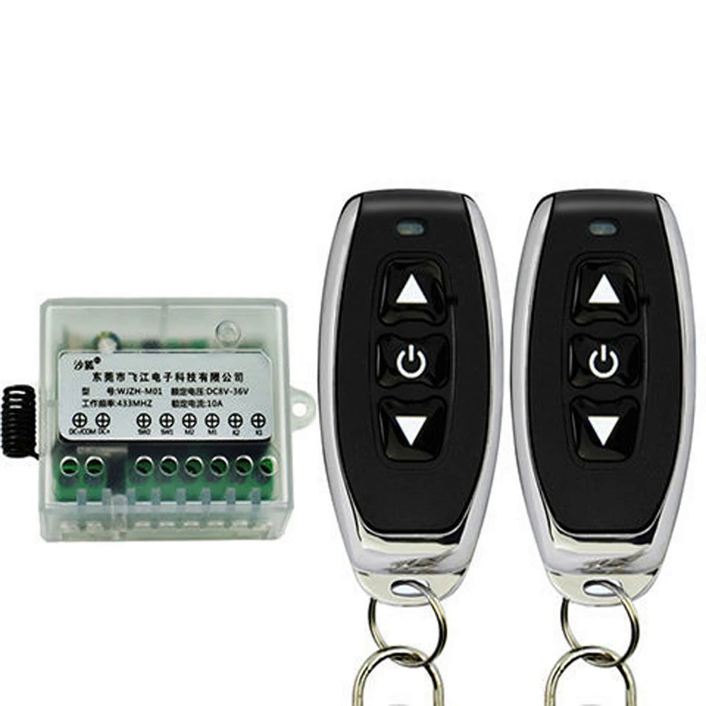 DC Motor 12V 24V 36V 10A Remote Controller For Motor Linear Actuator ...