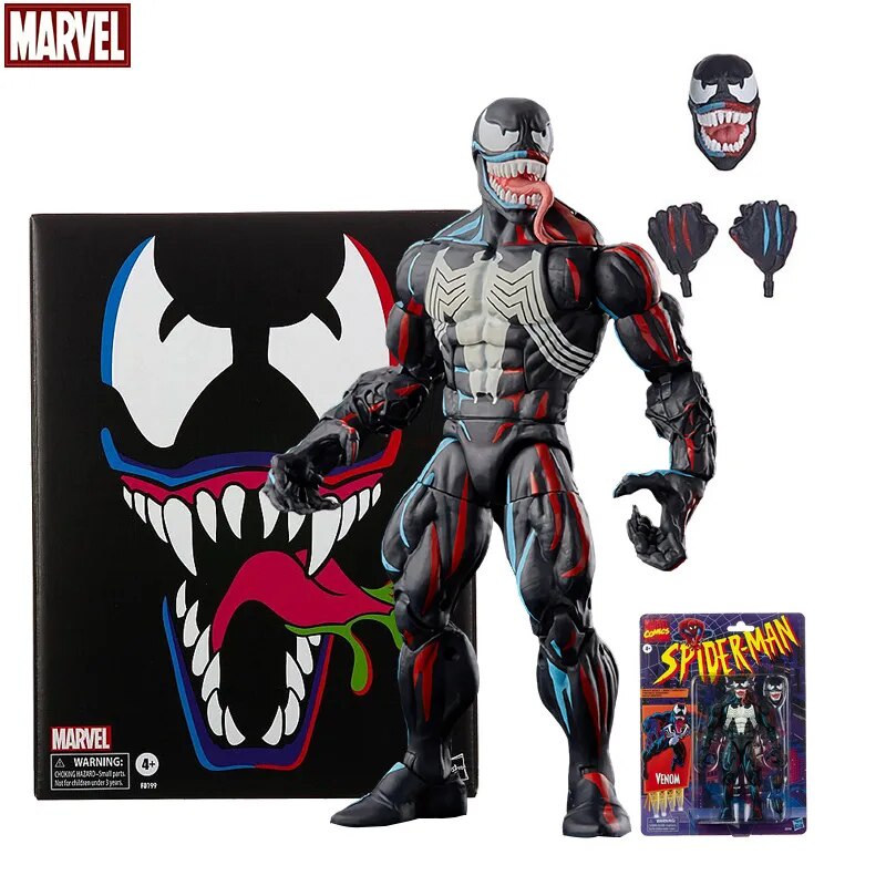 Marvel Legends Retro Spider Man 6 Inch Venom Action Figure Sdcc Limited ...