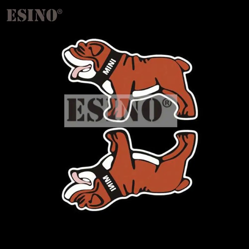 2 x Car Styling Funny Dog Guard Decorative PVC Car Sticker Decal for ...