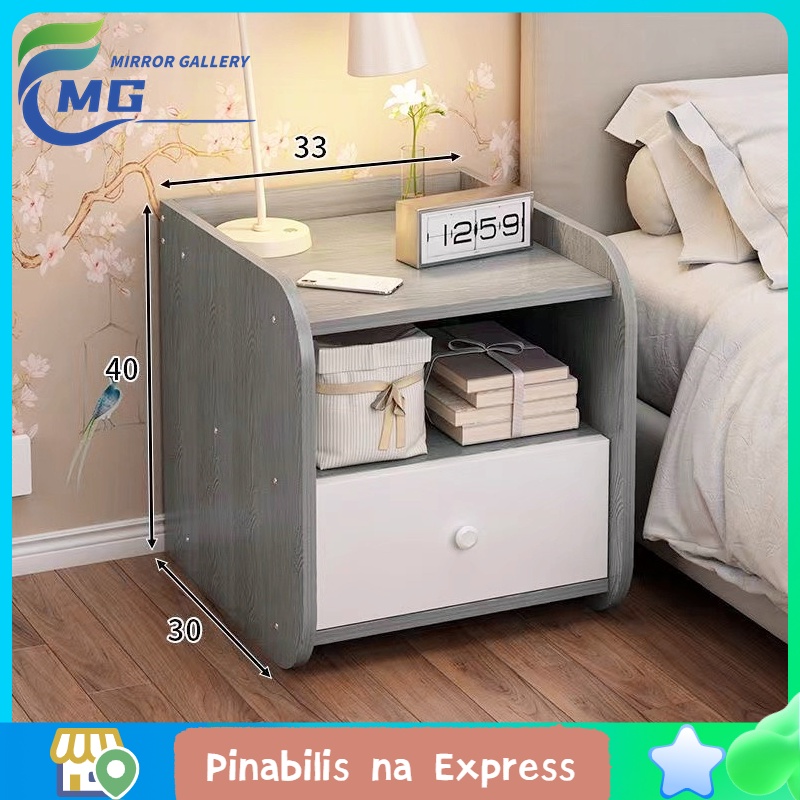 Double Layer Nightstand With Drawers Bedside Locker | Shopee Philippines