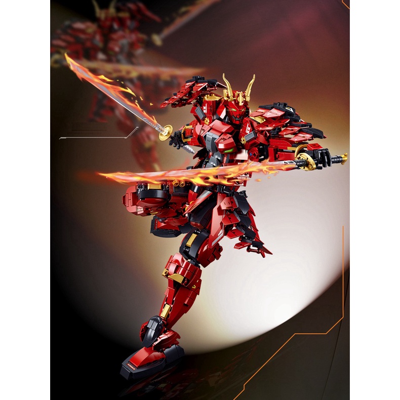 ☃ Transformation King Building Blocks Robot Bricks Mechanical Armor ...