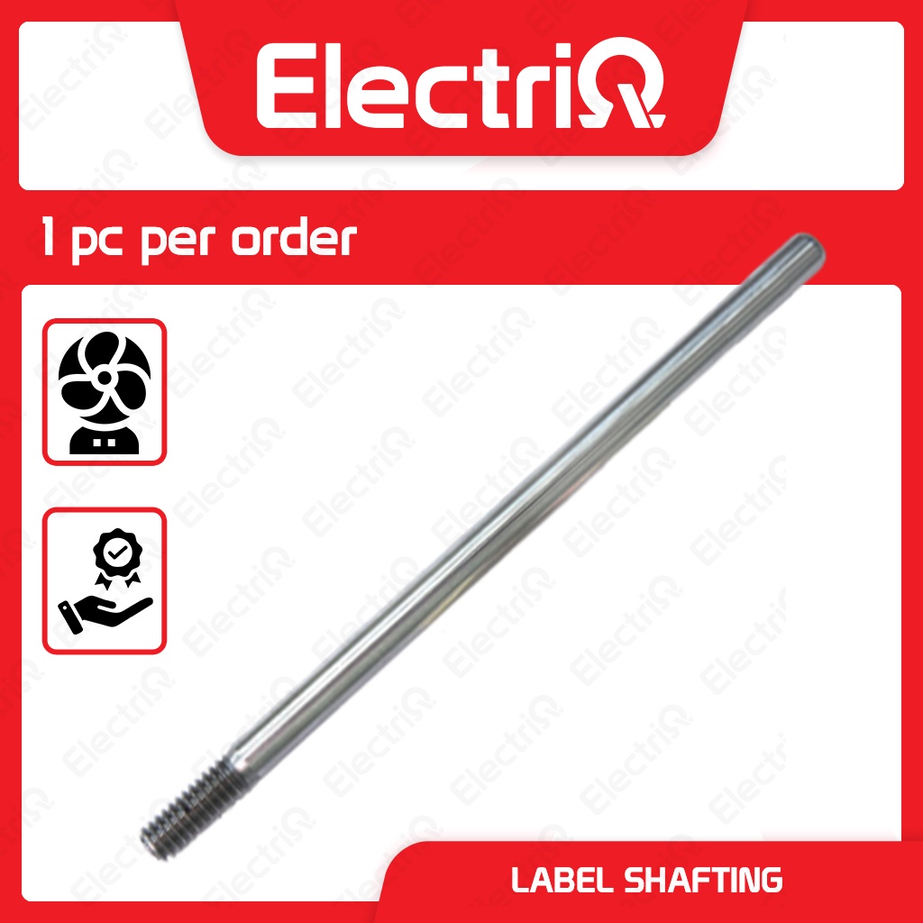 Electriq Electric Fan Parts Label Shafting 6mm(diameter) Electric Fan ...