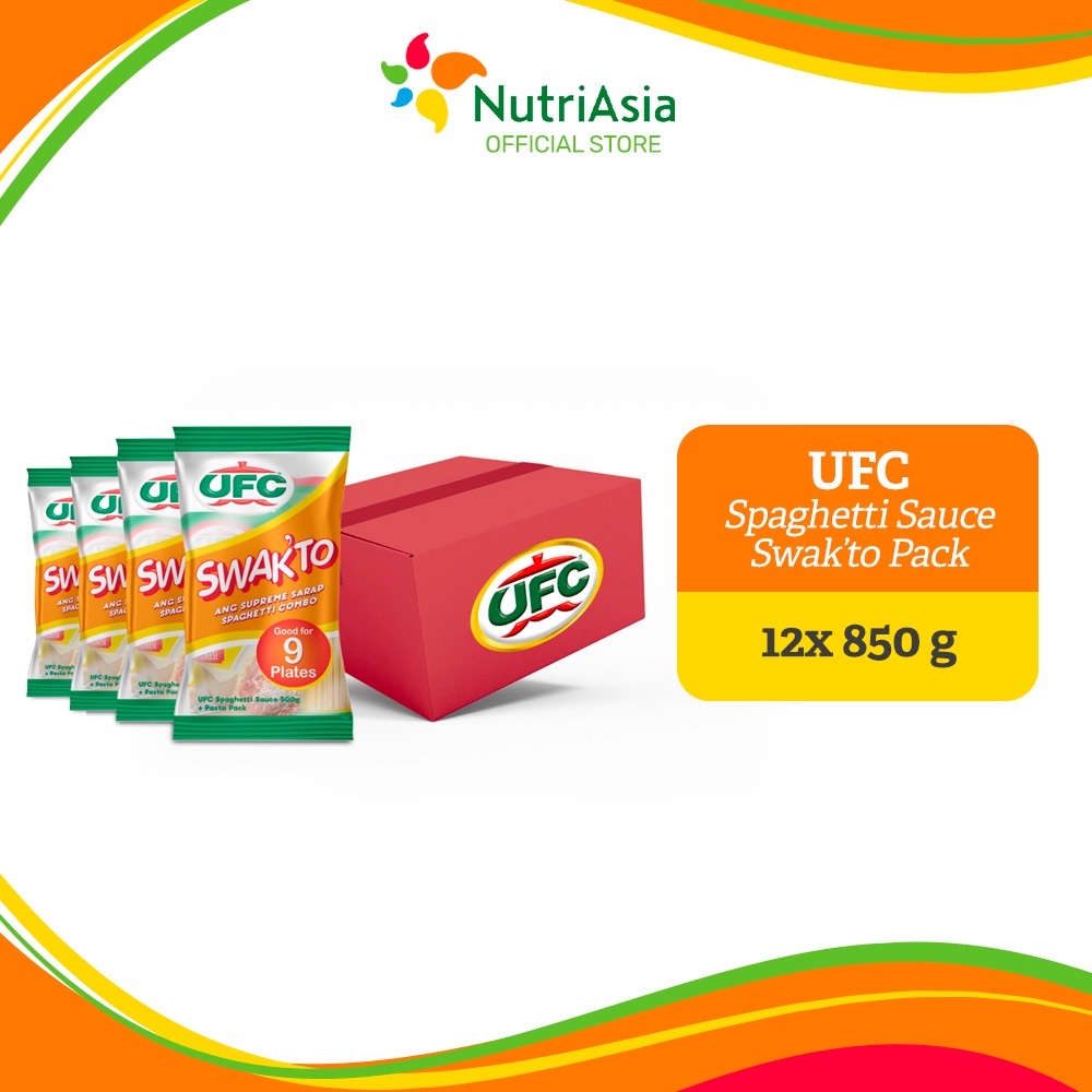 UFC Spaghetti Sauce Swak'to Pack Bundle of 12 | Shopee Philippines