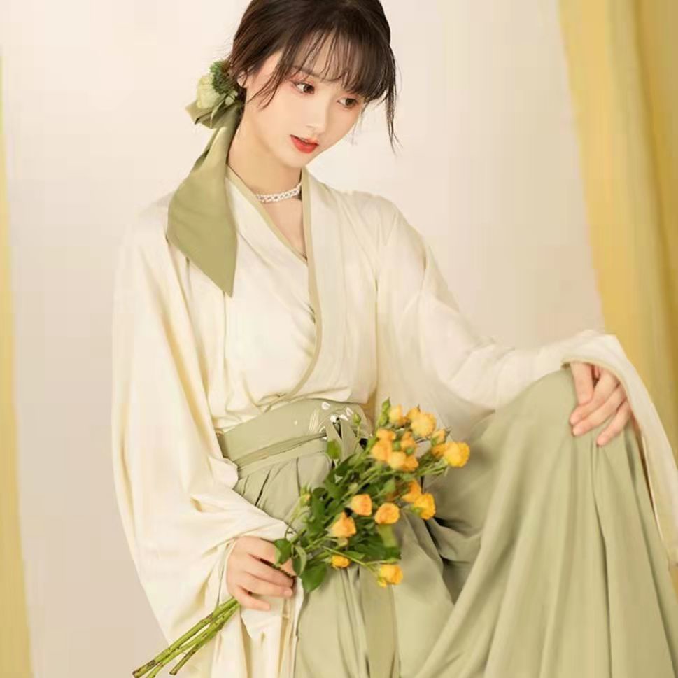 Hanfu Female Horse Face Skirt Daily Hanfu Suit Improved Hanfu Daily ...