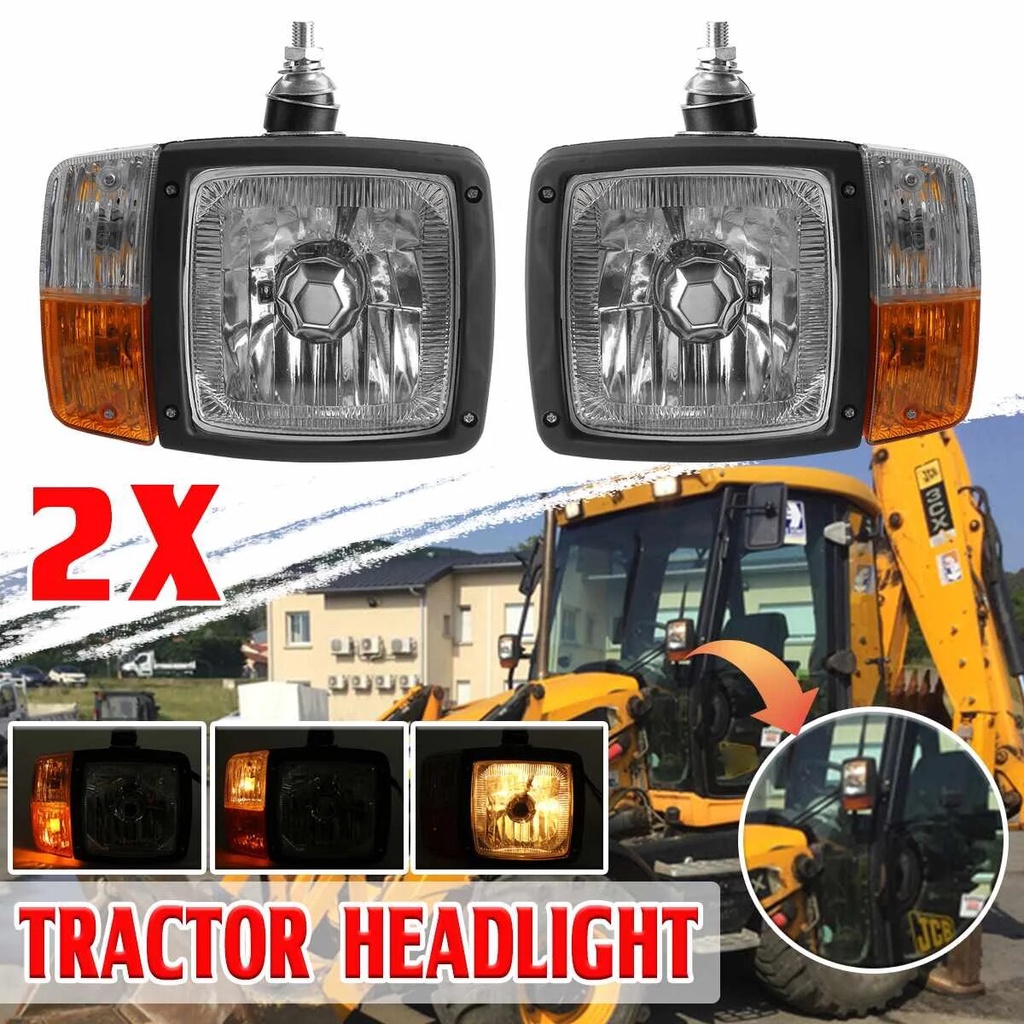 Universal 24V Tractor Headlights For MTZ 82 Hi/Lo Beam Turn Signal ...