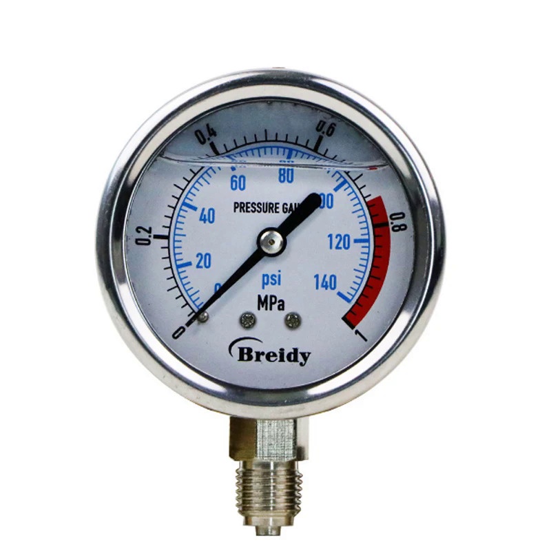 0-60Mpa pressure gauge YN60 joint thread M14*1.5 G1/4 PT1/4 anti-vibration oil pressure gauge ...