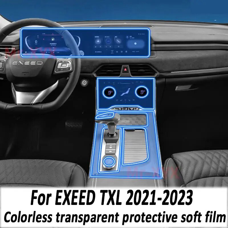 For EXEED TX TXL 2022 2023 Gearbox Panel Navigation Automotive Interior Screen Protective Film ...
