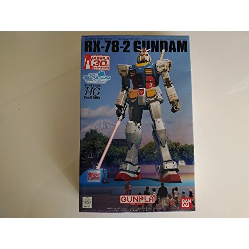 BANDAI HG 1/144 RX-78-2 Gundam Ver.G30th REAL GRADE 1/1 GUNDAM PROJECT Plastic Model Higashi ...
