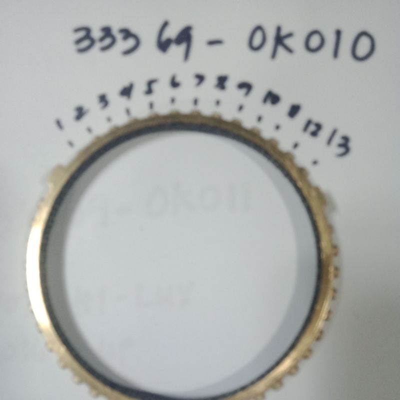 synchronizer ring Toyota Hilux 2016 -2020 model 4th gear 33369-0k010 ...