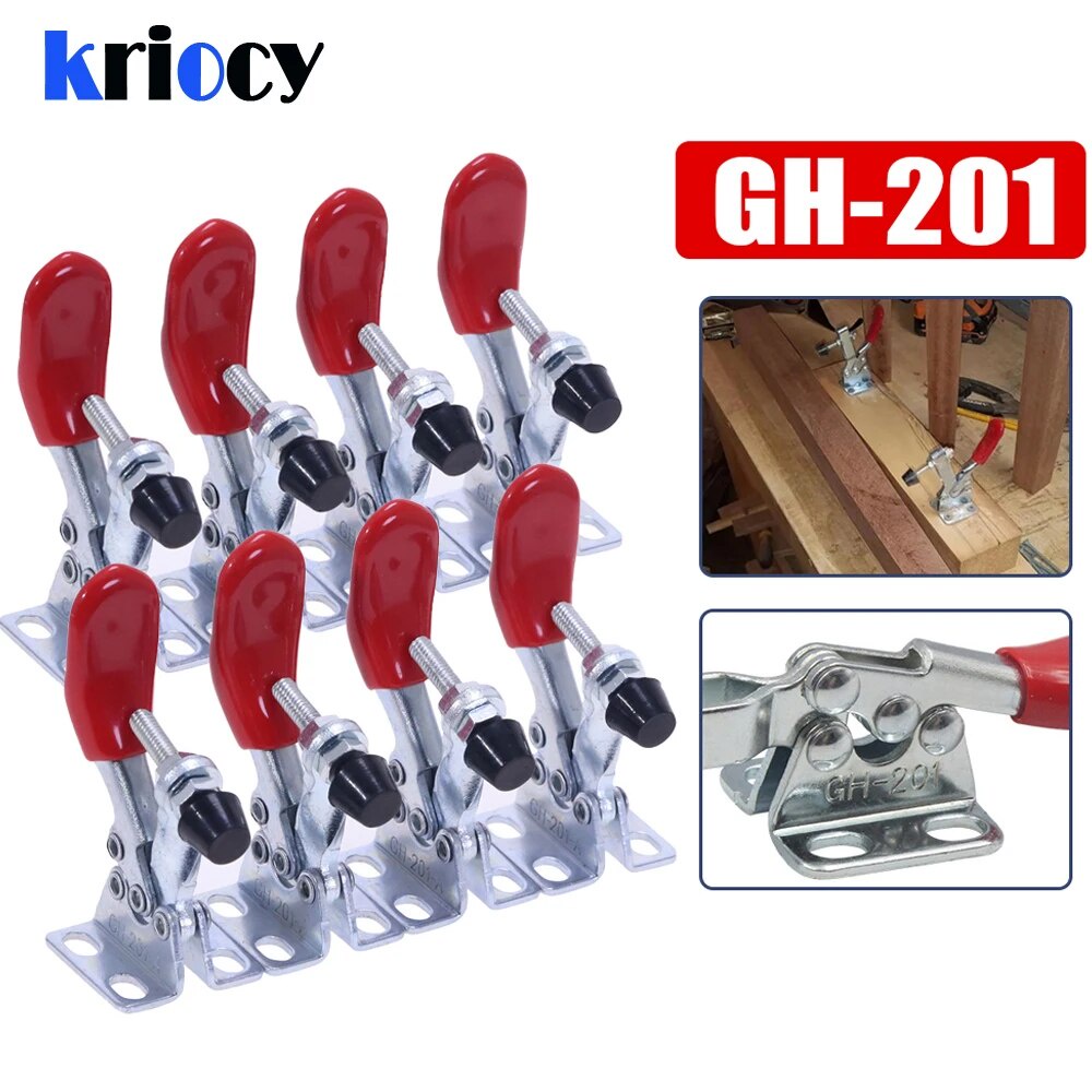 GH-201 Horizontal Toggle Clamp Quick-Release Toggle Clamps Set 27KG ...