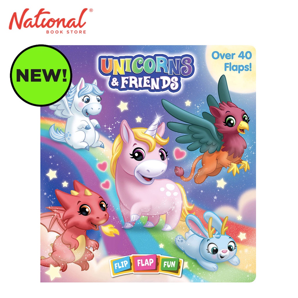 Unicorns & Friends Flip Flap Fun Book - Trade Paperback | Shopee ...