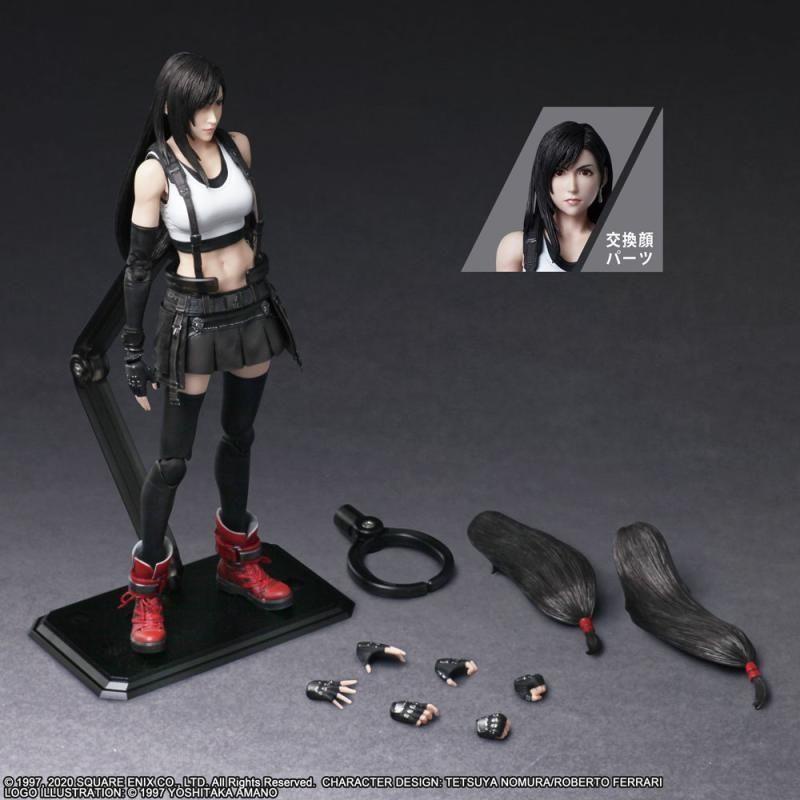 SQUARE ENIX PA modified PlayArts Final Fantasy 7 Remake Tifa action ...