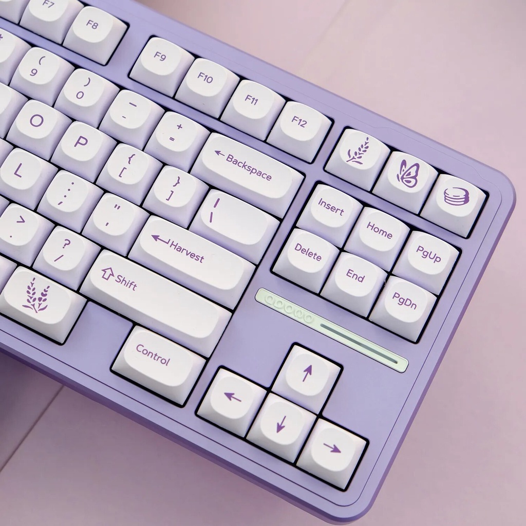 ️GMK 148 Keys/Set Lavender Keycaps MA Height PBT Dye Sublimation ...