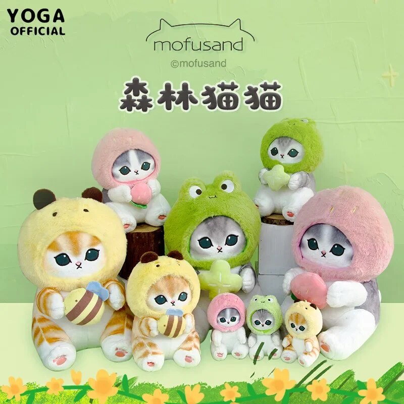 유Original Mofusand Kawaii Cos Cat Plushies 10/23/30cm Cosplay Animals ...