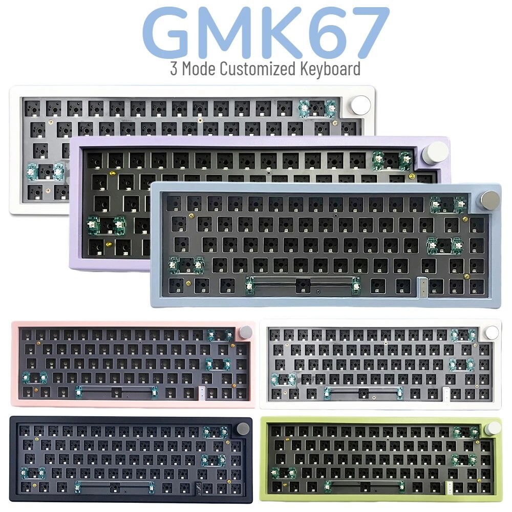 ☠GMK67 Mechanical Keyboard 2.4Ghz Wireless Mechanical Gamer Keyboard ...