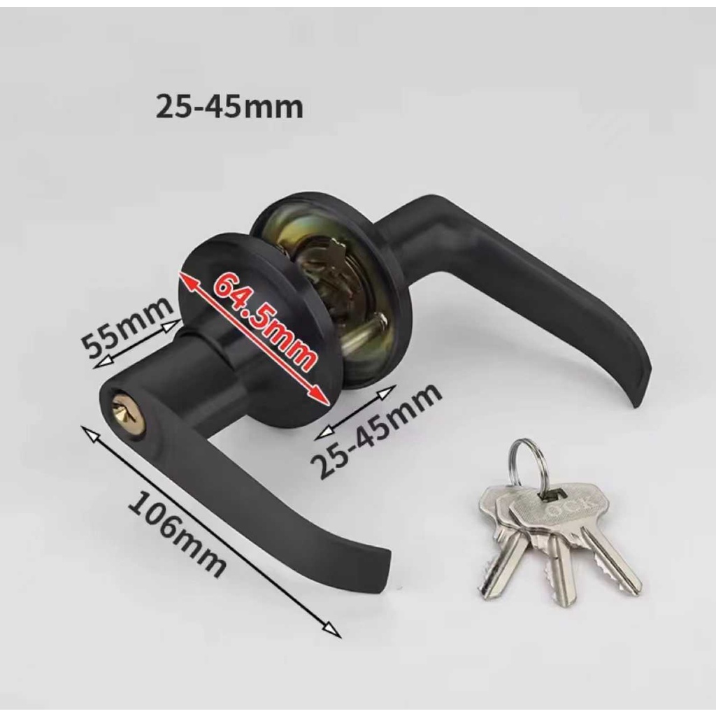 Door lock Lever Type Door Knob Entrance Lock Set Door Lock Main Door ...
