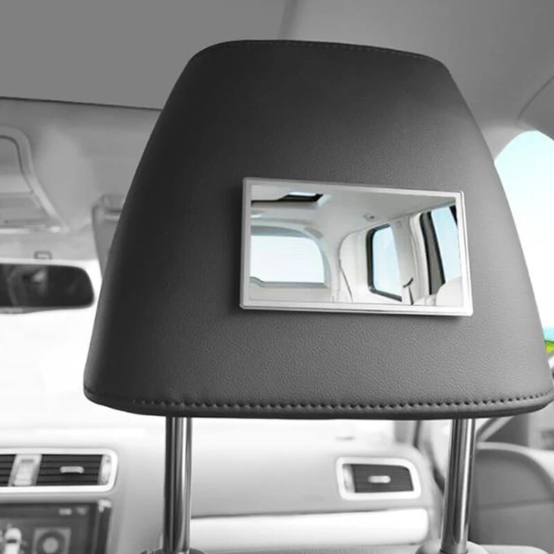 Stainless Car Interior Mirror Sun-Shading Visor Makeup Stainless Steel ...