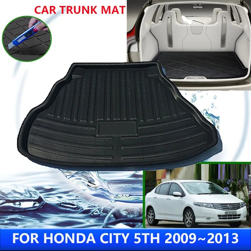 【For Honda City 5th 2009~2013 2010 2012 GM2 GM3 Car Rear Trunk ...
