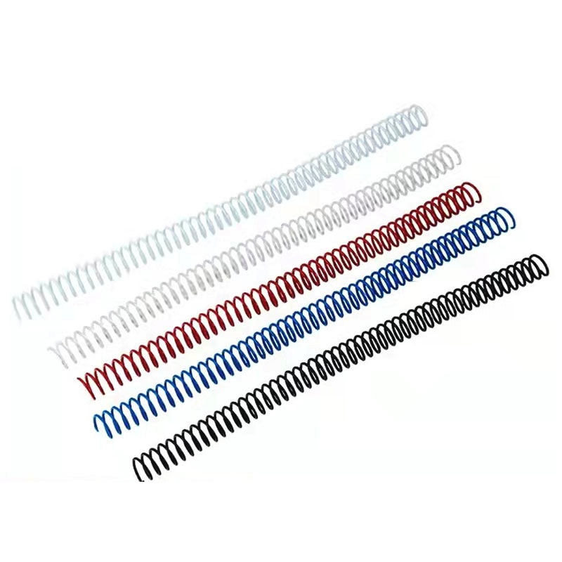 유10PCS A4 Plastic 46 Hole Loose Leaf Binders Ring Binding Coil Spring ...