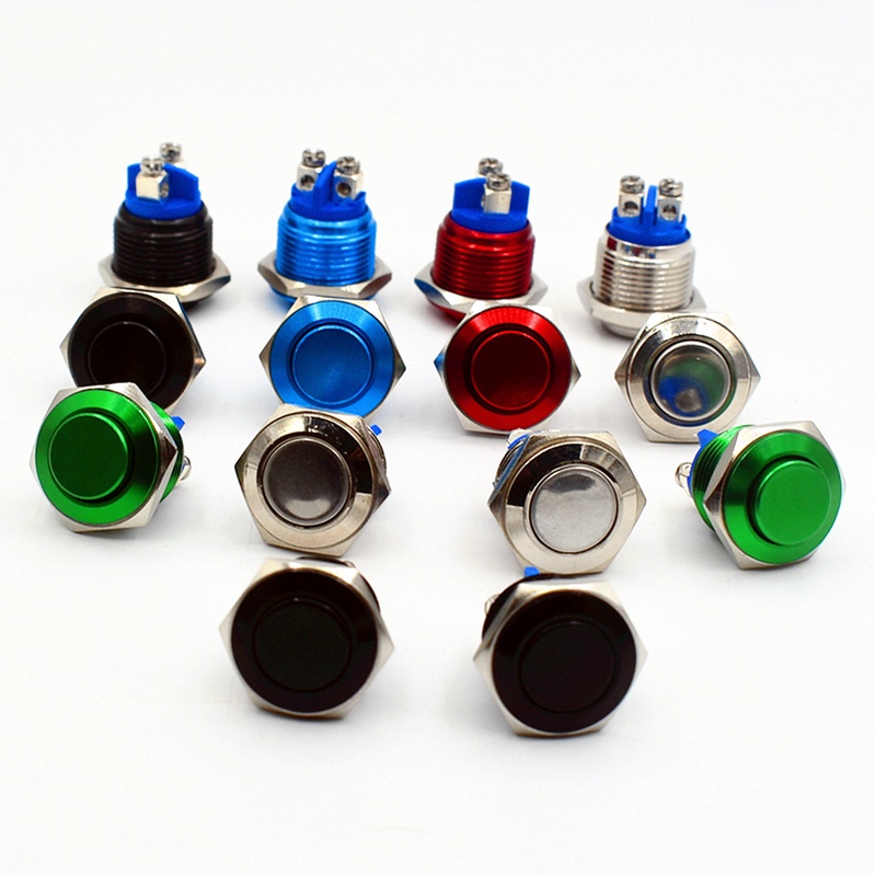 Push Button Switches > Pushbutton Switch Waterproof > Metal 19MM ...