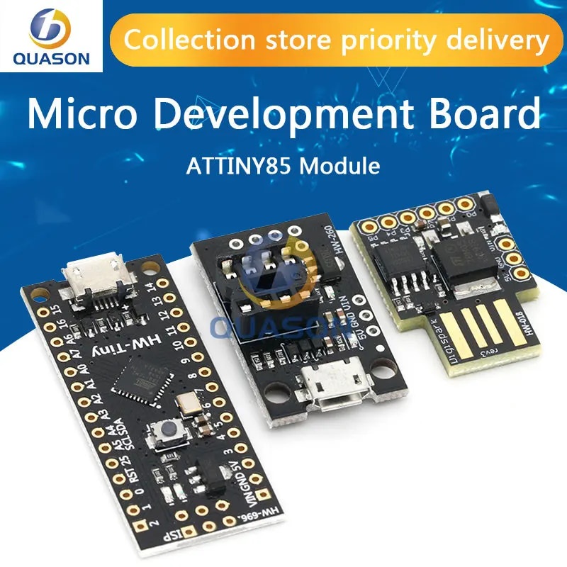 Digispark Kickstarter Micro Development Board ATTINY85/TINY85 Module for Arduino IIC I2C USB ...
