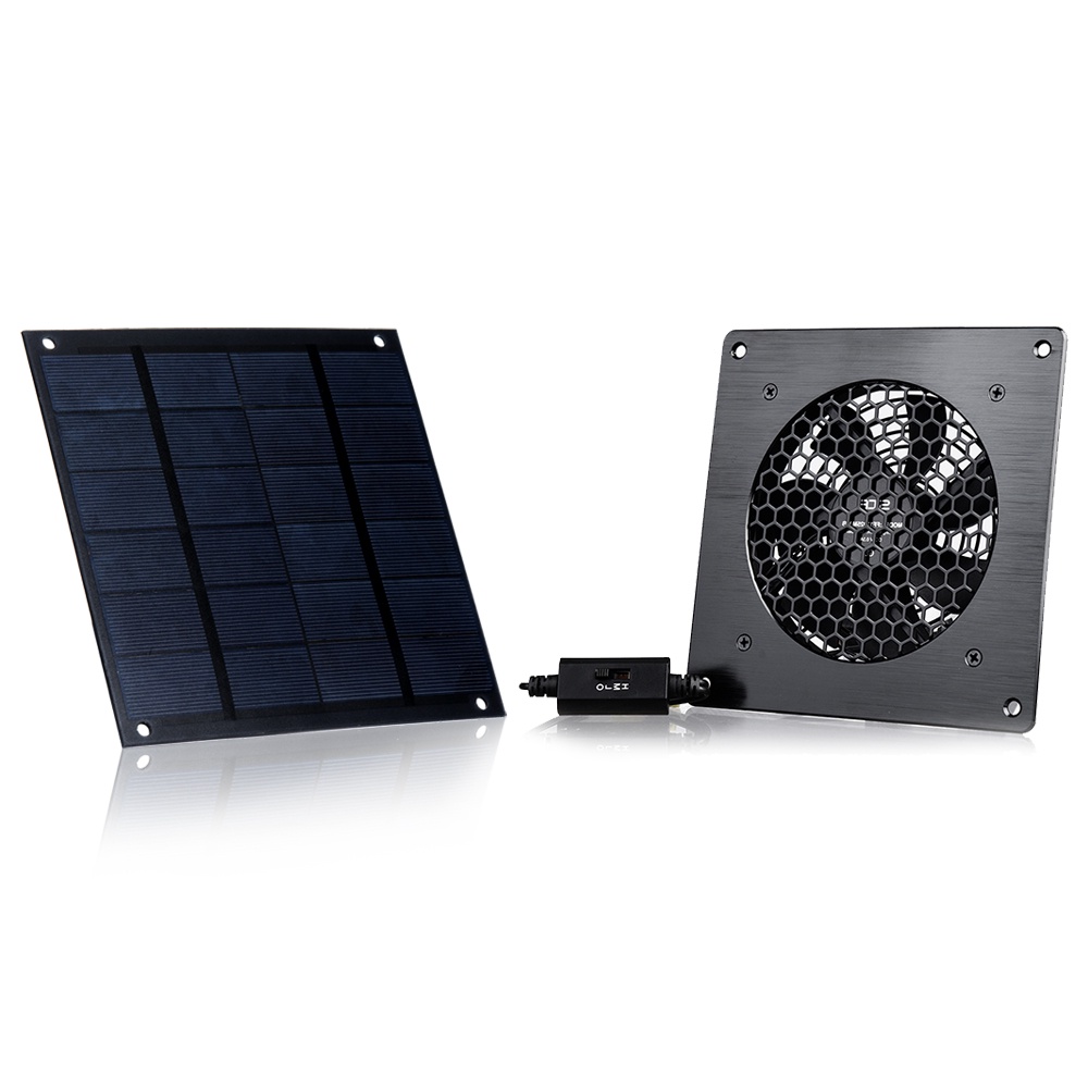 Sunlight Solar Wall Cooling Fan Solar Powered Ventilator Computer ...