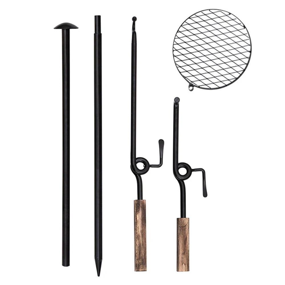 79a Foldable Campfire Cooking Grill Grate Outdoor Over Fire Camp Grill ...