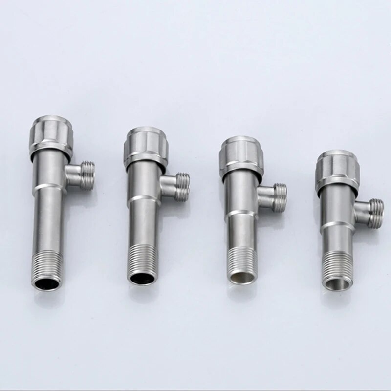 Faucet Long Angle Valve SUS 304 Water Angle Valve 2 Way Valve Diverter ...