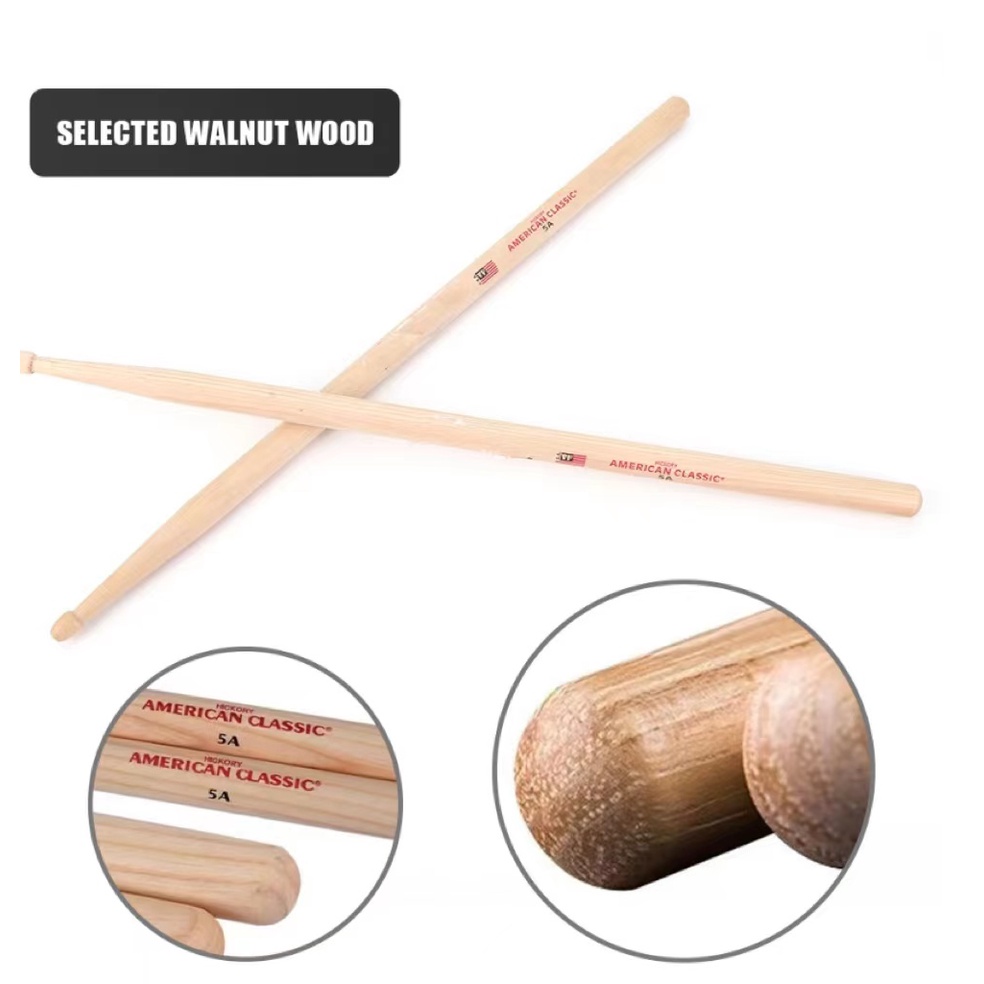 2pcs 7A Maple Drumsticks Wood Drum Sticks Options Drum | Shopee Philippines