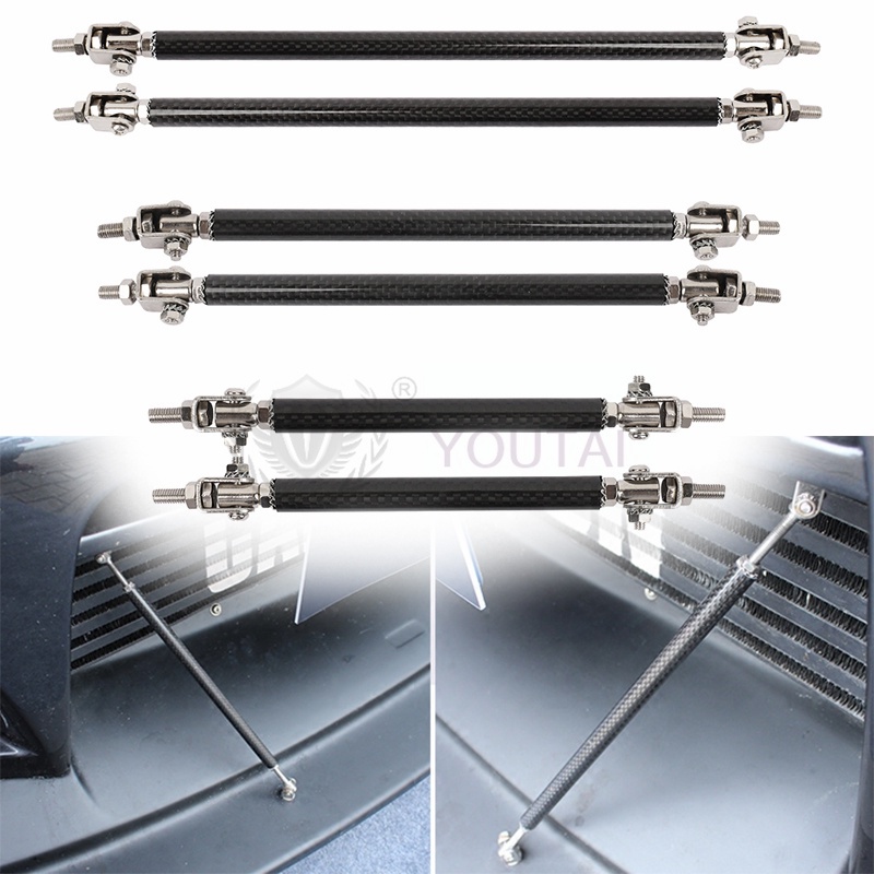 100mm Car Front Bumper Lip Support Stainless Steel Aluminum Splitter ...