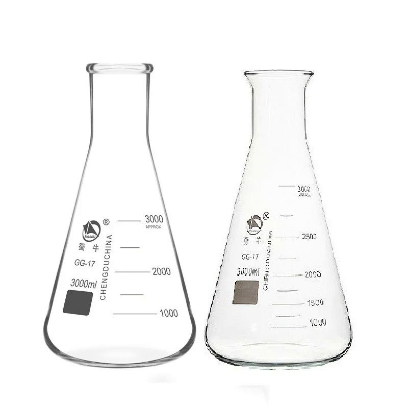 Newly launched Glass Conical Flask High Borosilicate Glass Erlenmeyer ...