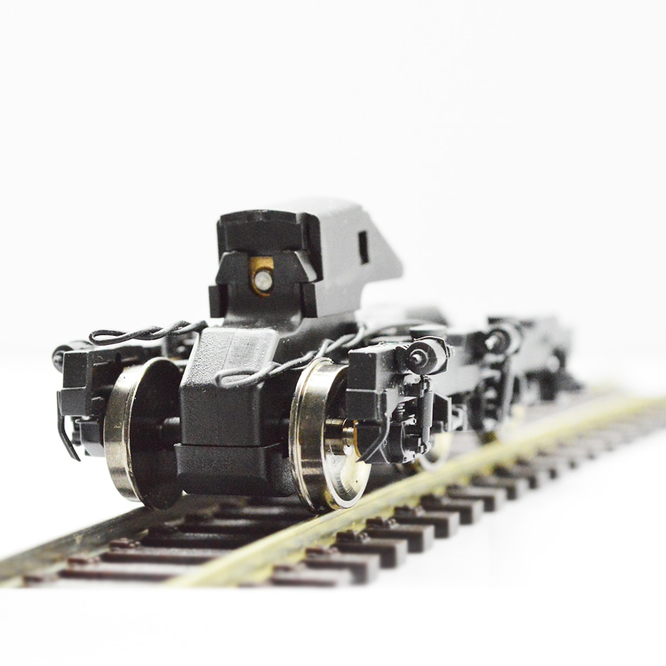 HO Scale 1:87 Undercarriage Bogie Model Railway Layout Accessories Electric Train Parts Chassis ...