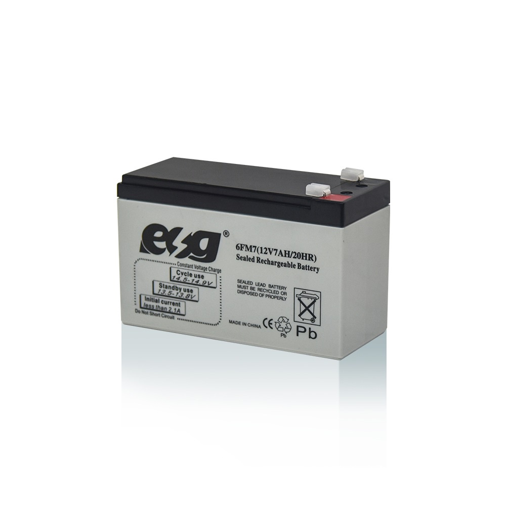 ESG Sealed Maintenance Free 12v 7ah Industrial Lead Acid Agm Deep Cycle ...