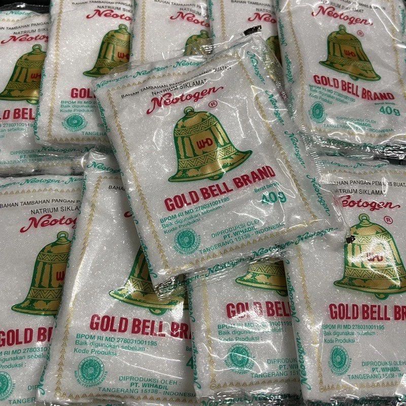 MAGIC SUGAR Neotogen Golden Bell Brand Sweetener Sugar 1pack=10pcs of ...