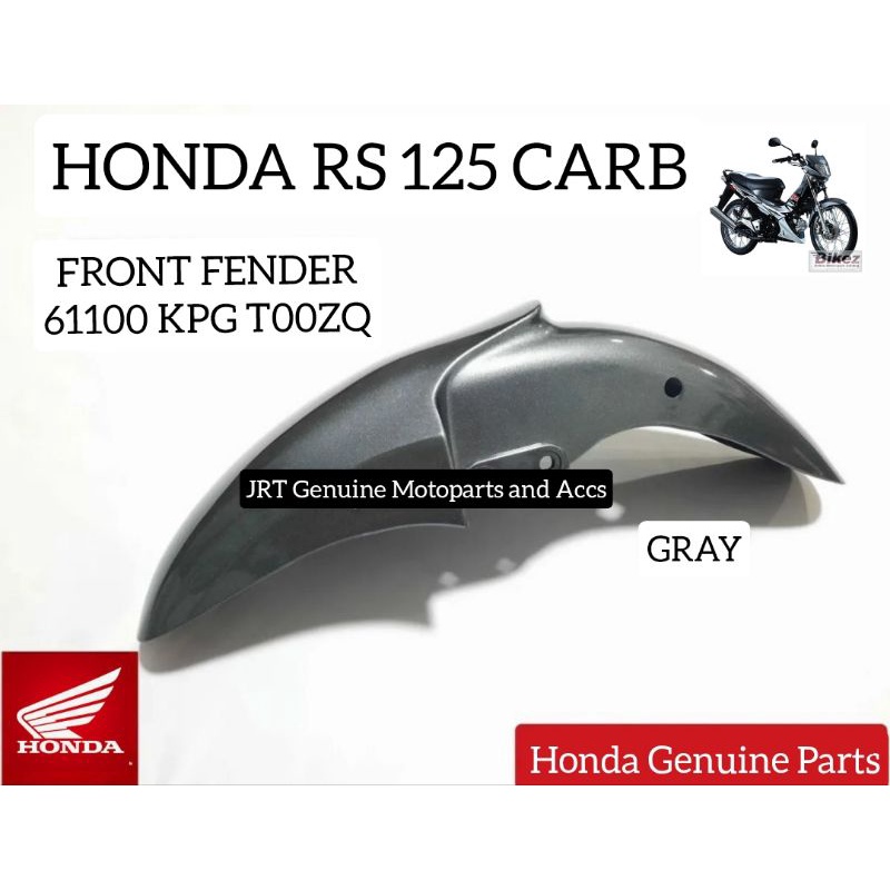 Honda XRM/RS 125 Carb Genuine Original Front Fender Gray | Shopee ...