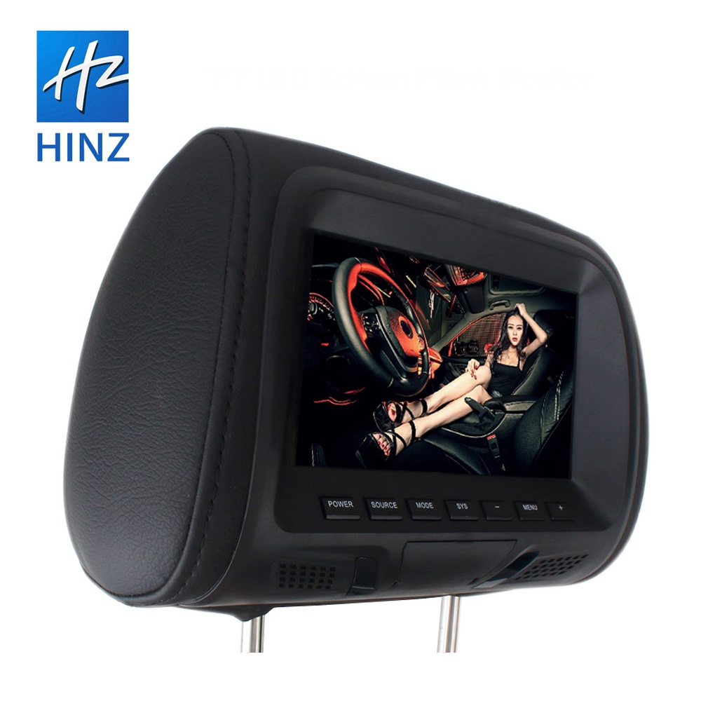 7 inch HD Digital LCD Screen MP5/AV Car Headrest with USB SD monitor ...