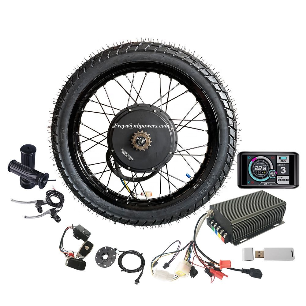 110km/h high speed electric bike conversion kit 72V 5000w electric ...