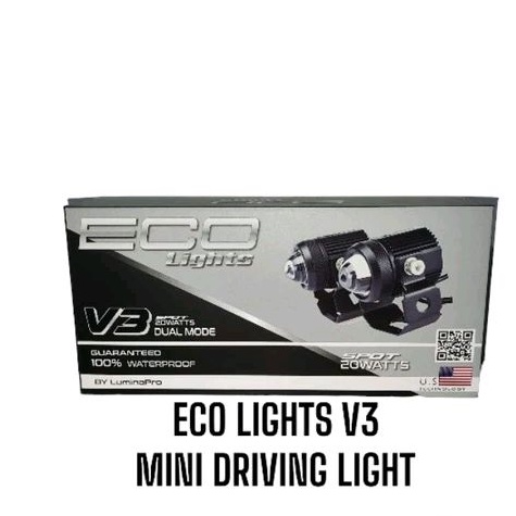 ECO LIGHTS V3 MINI DRIVING LIGHT | YELLOW WHITE | Shopee Philippines