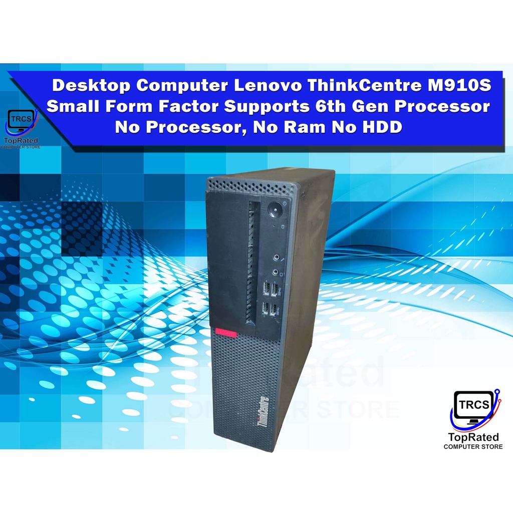 Desktop Computer Lenovo ThinkCentre M910S SFF Supports 6th Gen ...