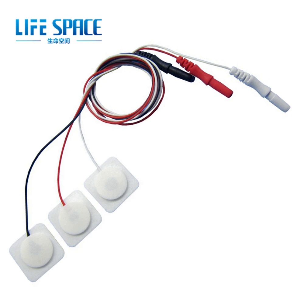 ECG EKG Electrode Patch Pads with lead wires paediatric/neonates Foam ...