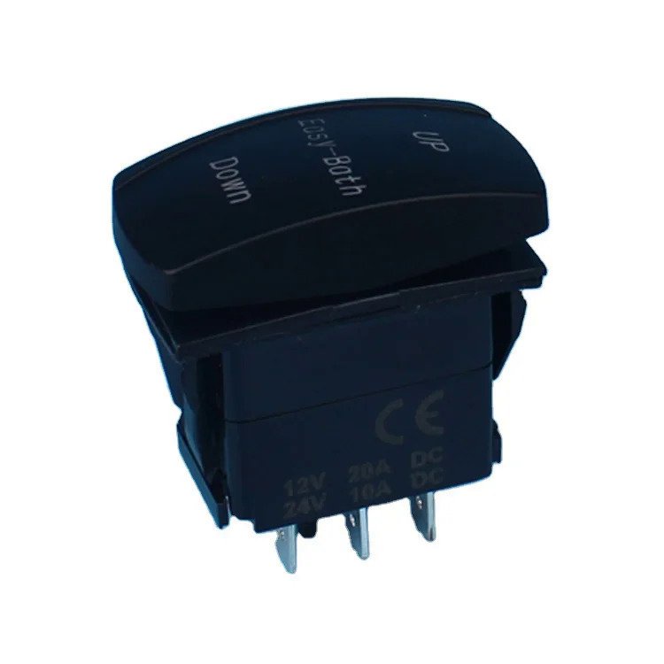 ON-OFF 2 PIN Terminal Dual Blue Led Light Bar Symbol Waterproof Toggle ...