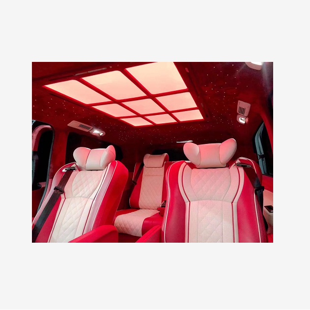 2022 Xiamen MINI BUS luxury VIP car nine grid ceiling light van ...